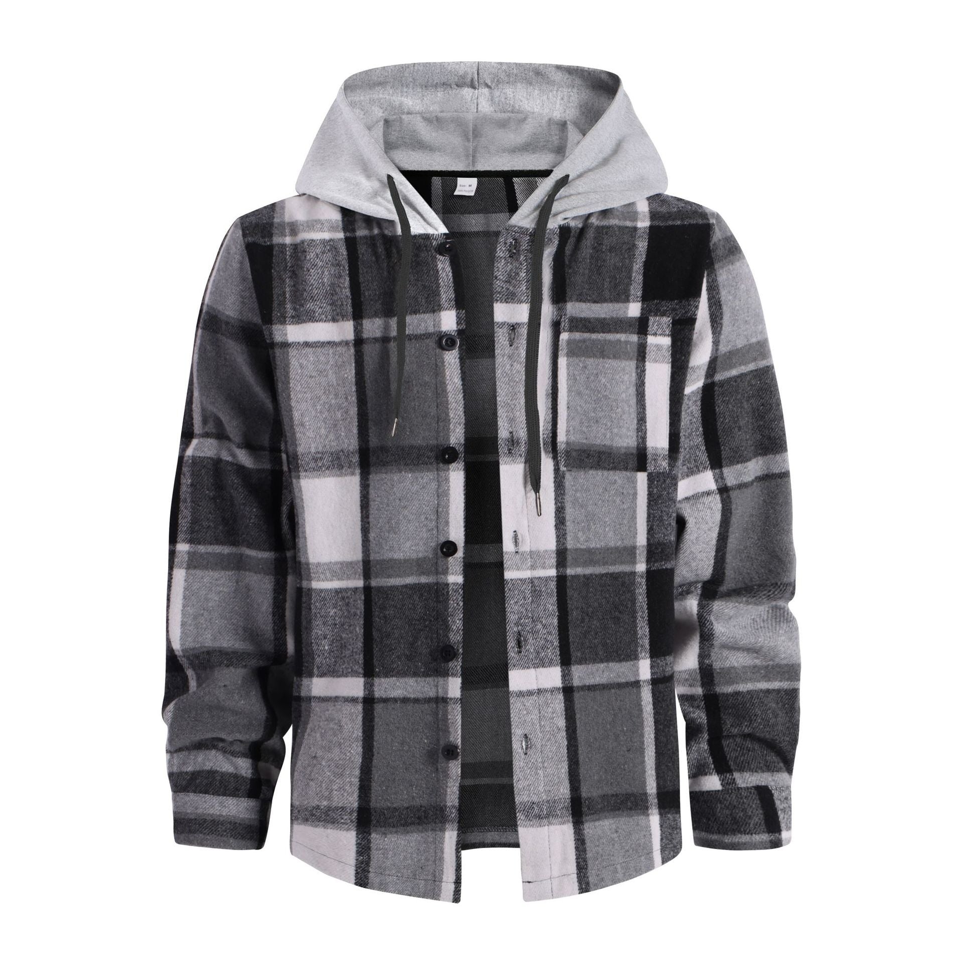 Maple Ridge™ Hooded Flannel Jacket – Maisons Cendré